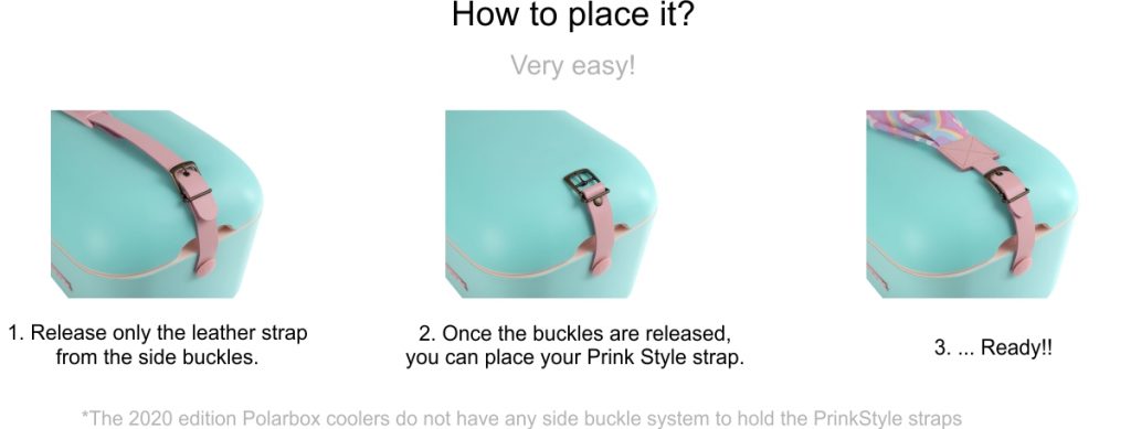 1 Polarbox 13Qts Pop+ 1 PrinkStyle Leather - Retro coolers